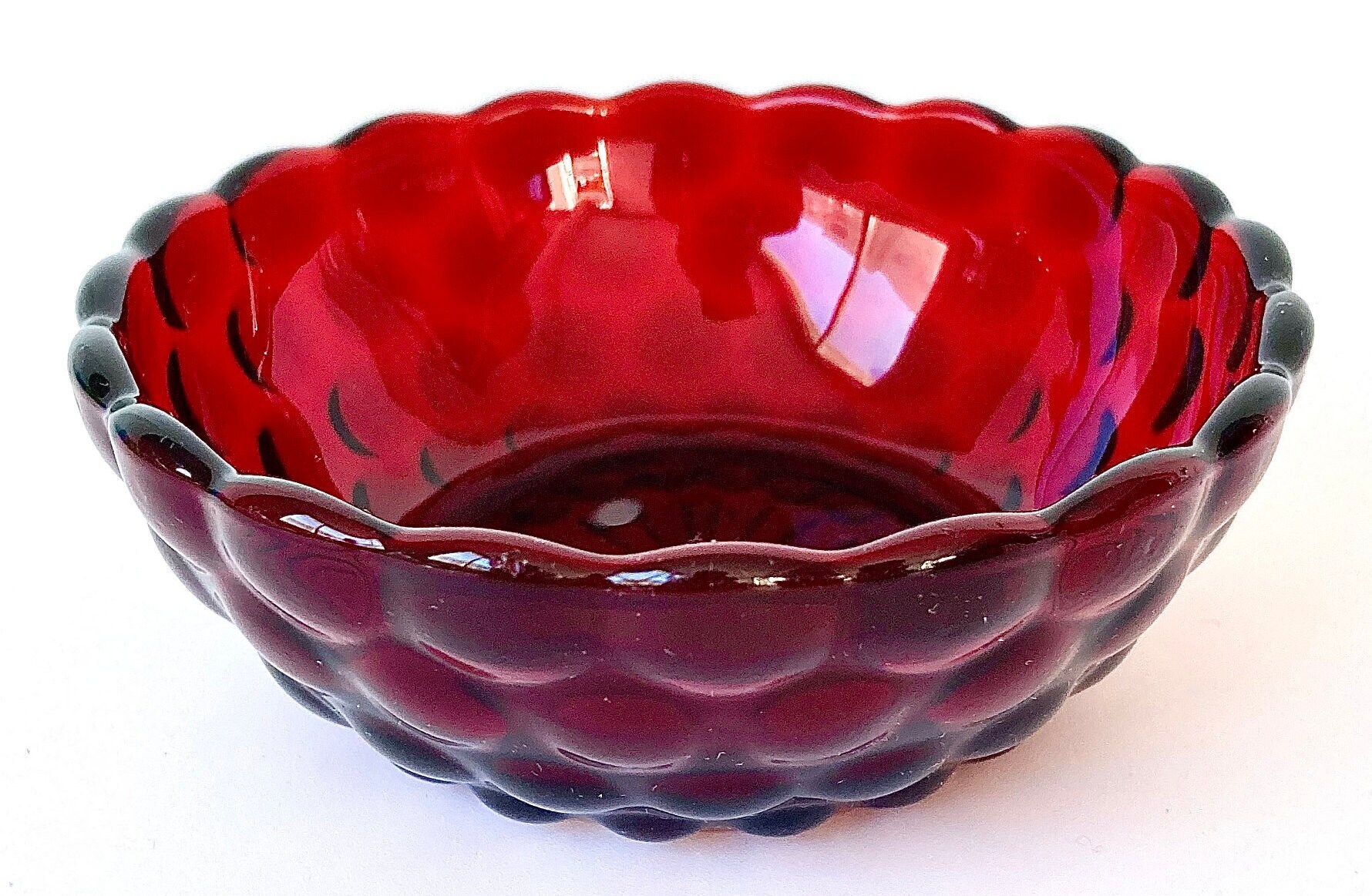 Anchor Hocking RARE Manhattan Triangular Relish Dishes Depression Glass ...