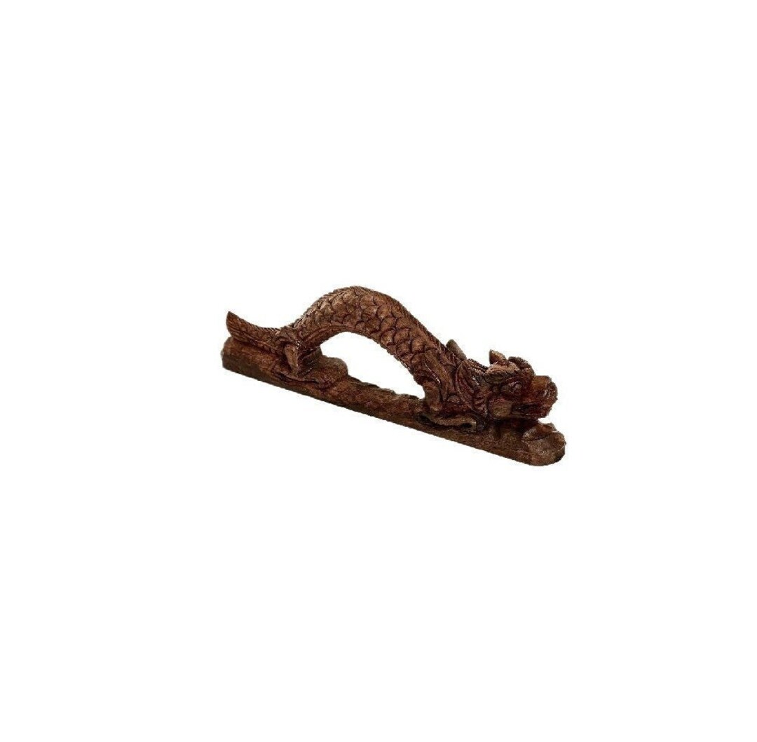 HOLD for Jenndawg, Vintage Asian Hand Carved Wood Dragon Door Handle ...