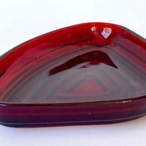 Anchor Hocking RARE Manhattan Triangular Relish Dishes Depression Glass ...