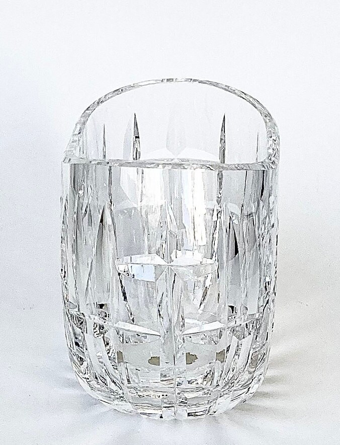 Vintage Waterford Cut Crystal Crystal Vase With Sticker and - Etsy