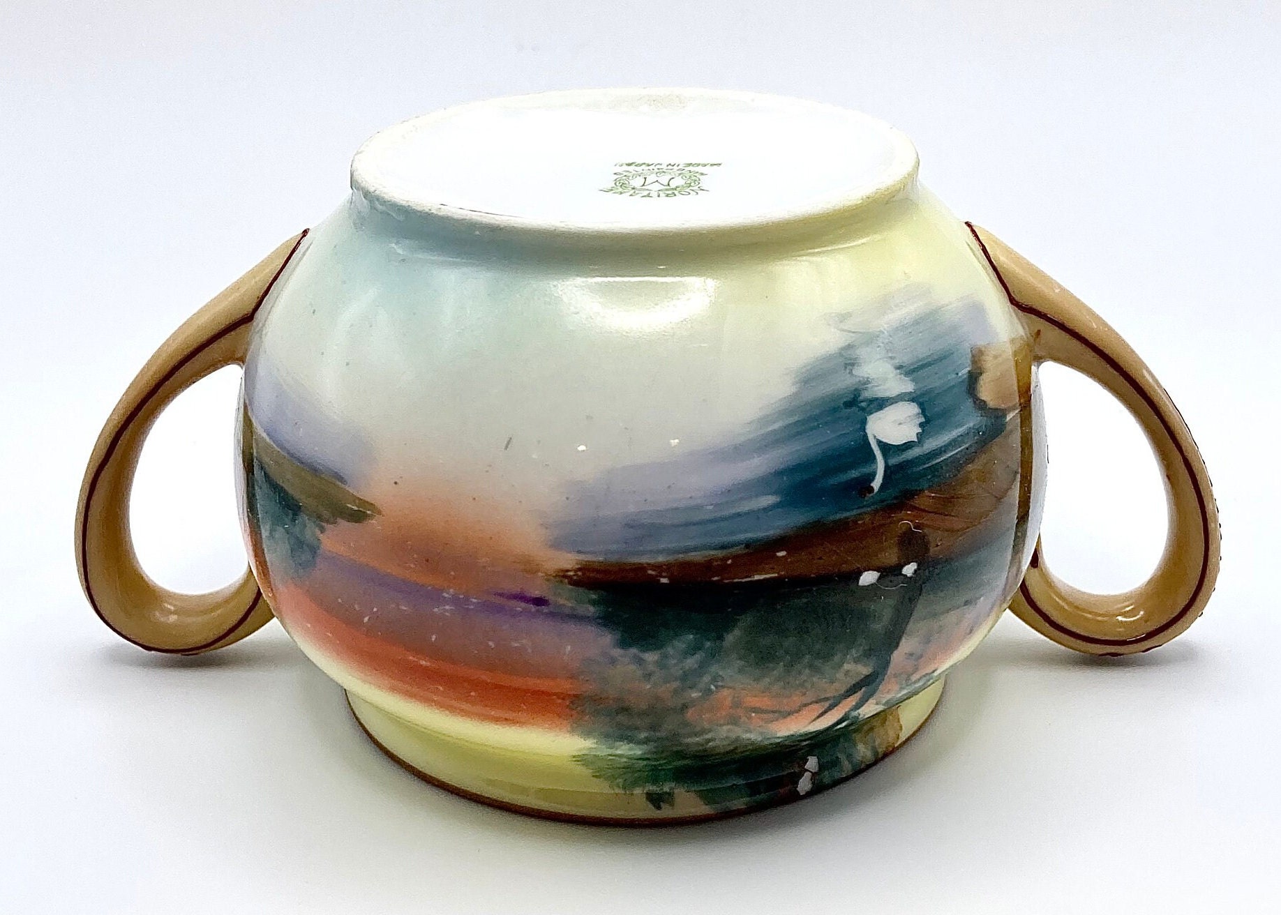 Vintage Antique Noritake 1920s Hand Painted Porcelain With Moriage ...