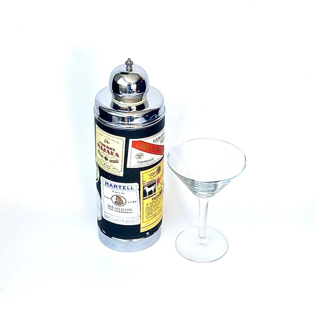 Vintage Musical Liquor Decanter With Pour Spout & Liquor Labels, Circa ...