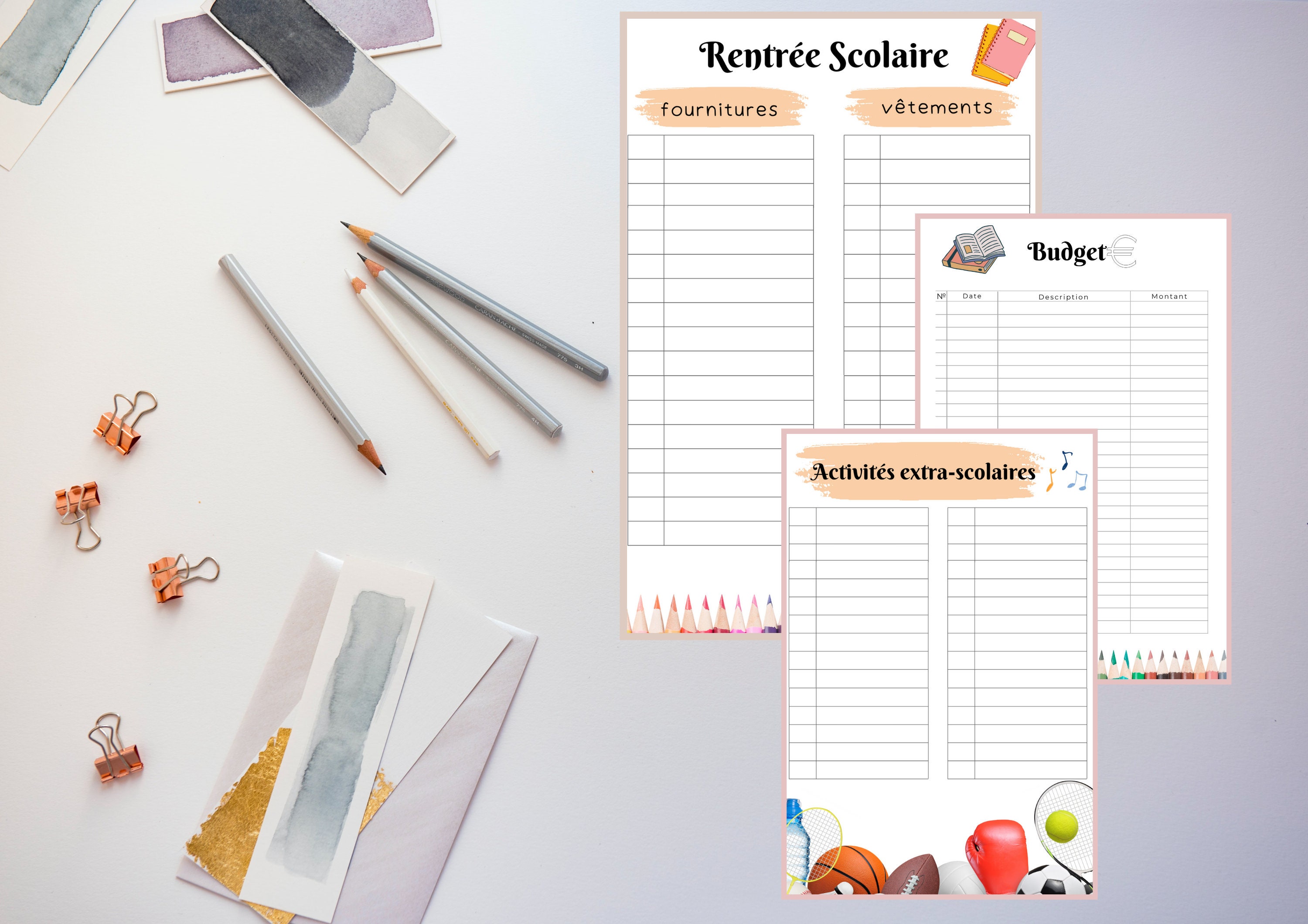 Planification Rentrée Scolaire| Planification Activités Extra Scolaire ...