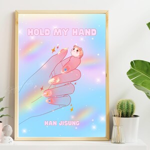 Stray Kids Han Jisung Hold My Hand Art Print Digital Download, SKZ Hop ...