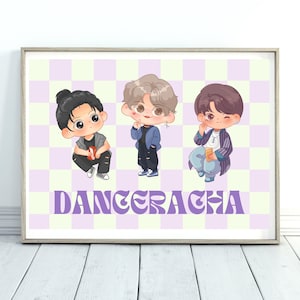 Stray Kids Danceracha Poster Digital Download, SKZ Felix Hyunjin Lee ...