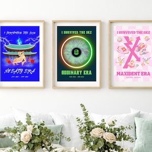 Stray Kids Album Poster Bundle, SKZ Comeback Era 3X Digital Art Prints ...