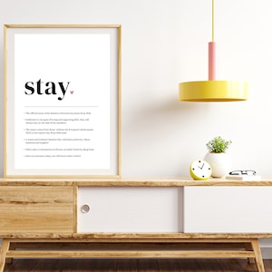 STAY Definition, Stray Kids Art, Digital Download, SKZ Poster, STAY ...