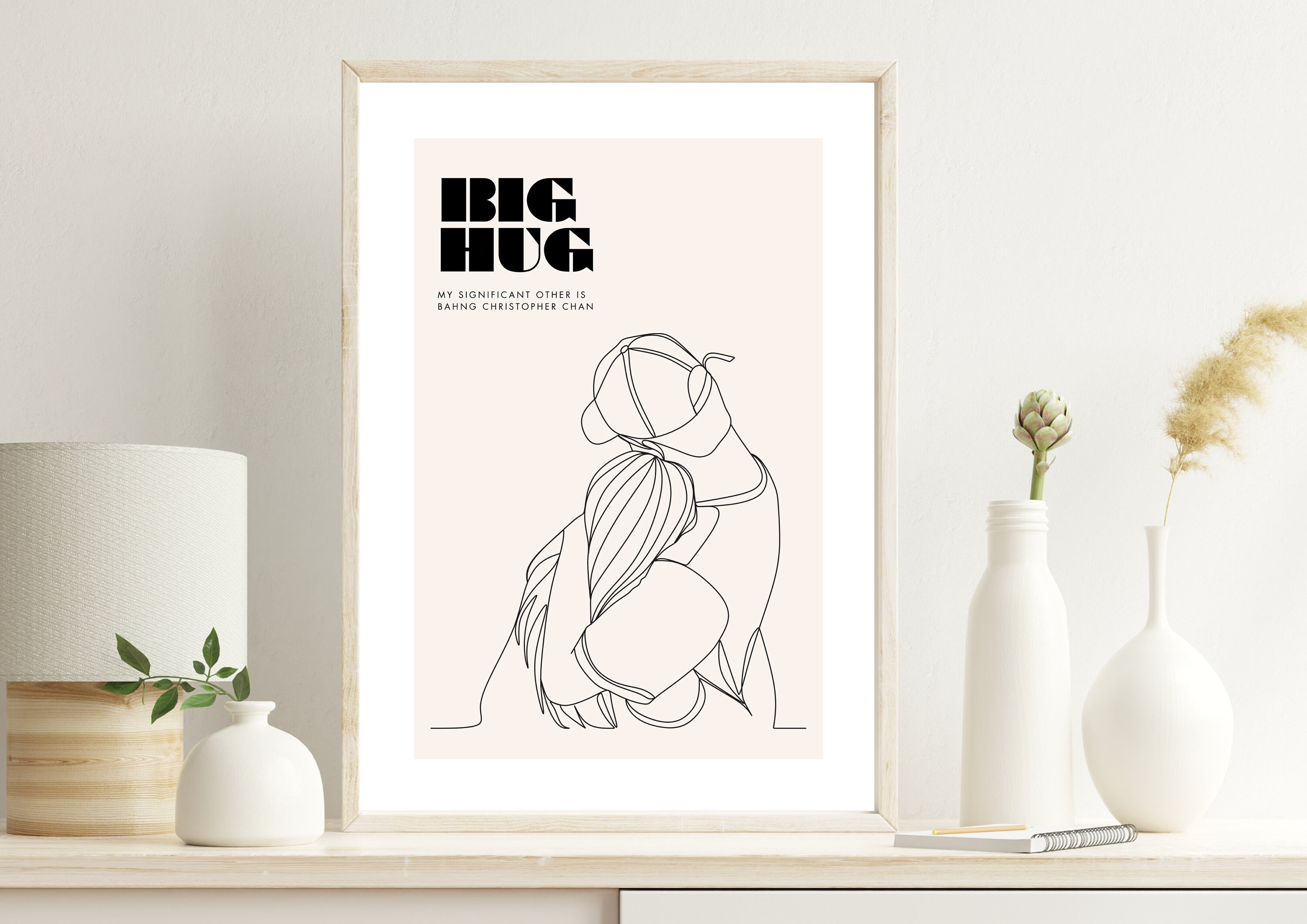 Chan's Room Big Hug Stray Kids Bang Chan Art Print - Etsy