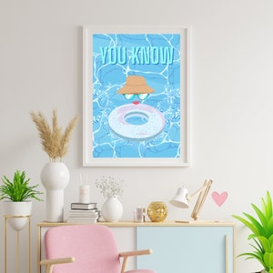 Stray Kids Lee Know Swimming Pool Art Print Digital Download, SKZ ...
