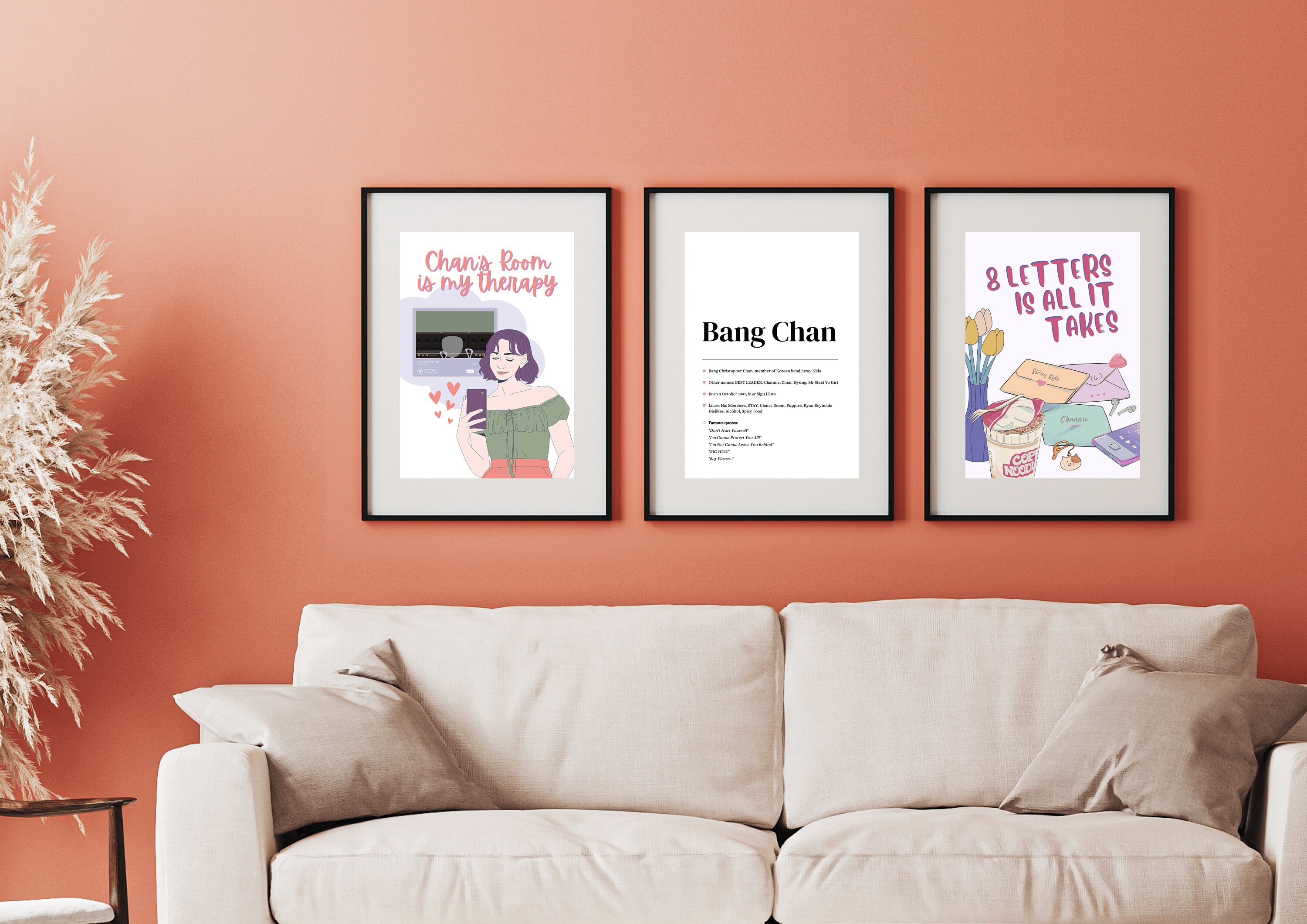 Stray Kids Bang Chan Definition Art Print, SKZ Kpop Poster (digital ...