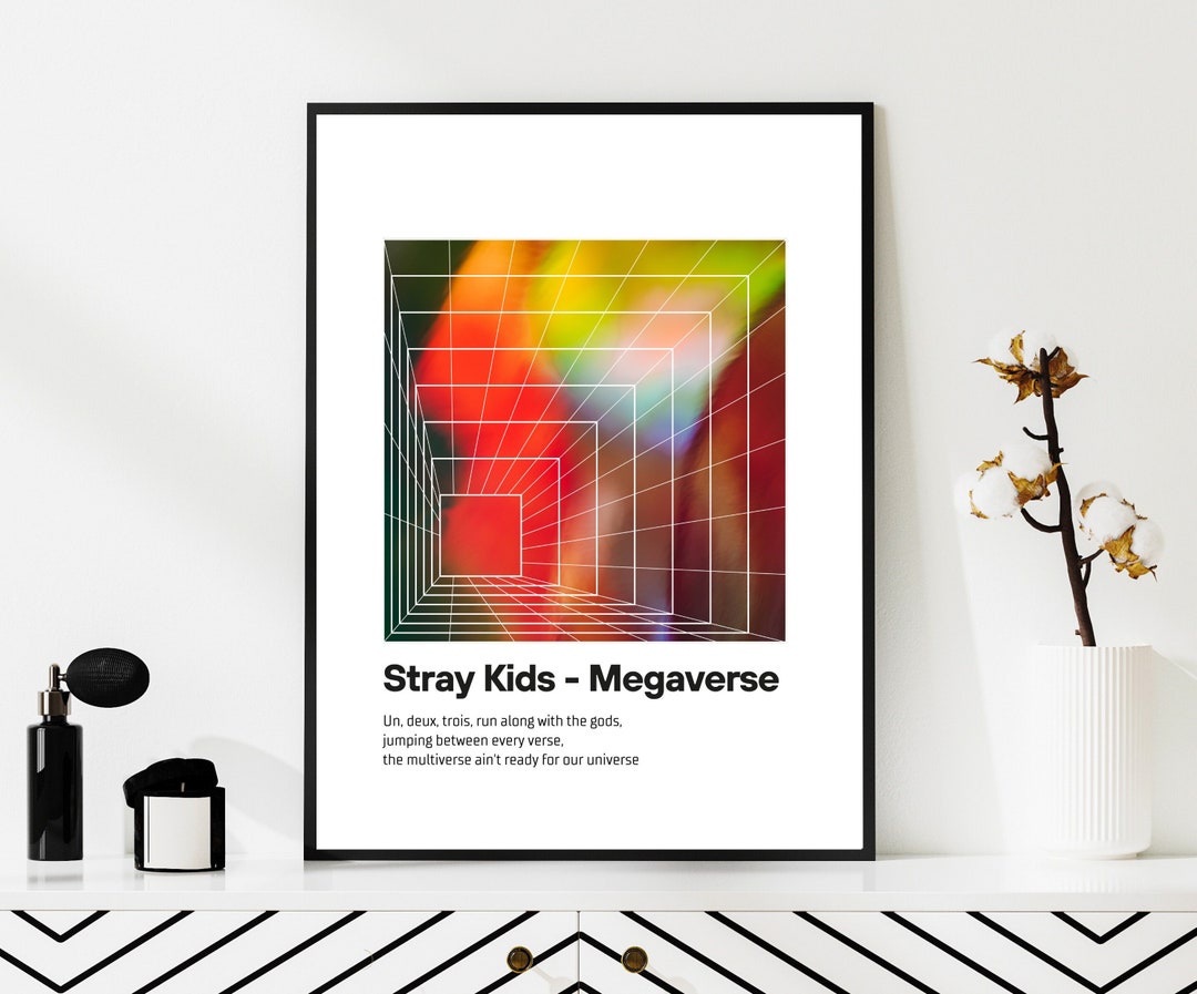 Stray Kids MEGAVERSE Art Print Digital Download, SKZ Rock Star Poster ...
