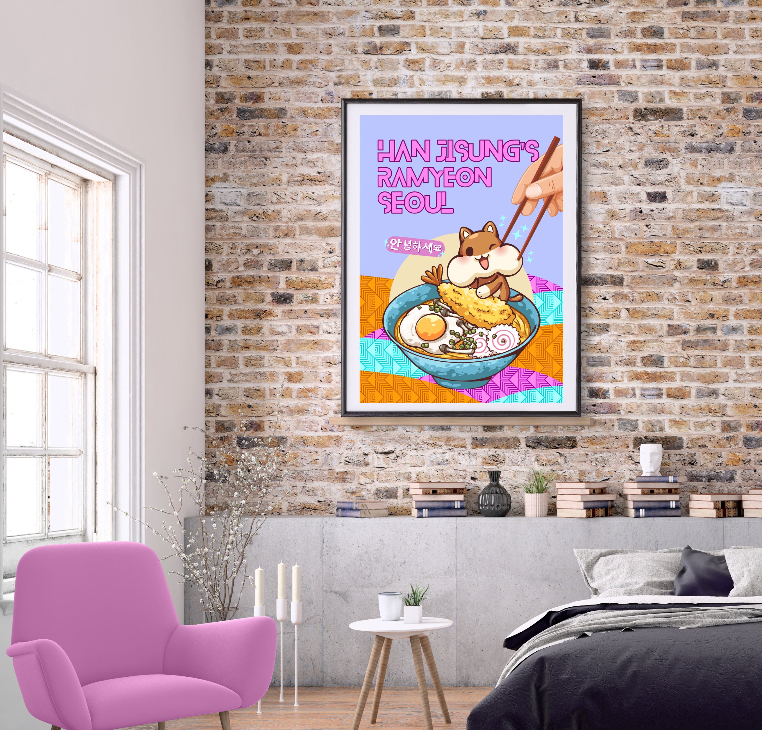 Stray Kids Han Jisung Art Print, Digital Download, SKZ Han Quokka ...