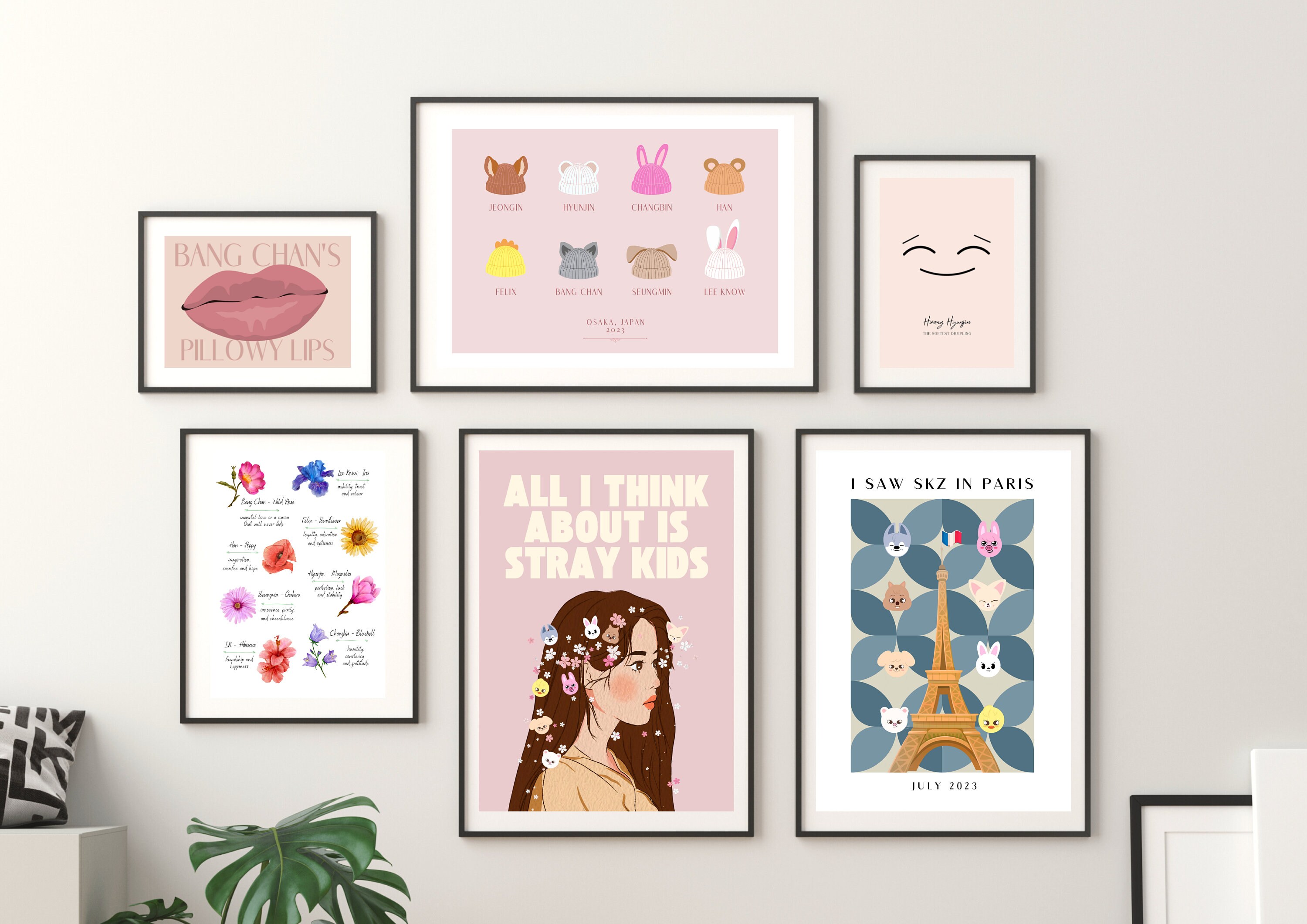 Stray Kids Skzoo Art, Digital Download, SKZ Poster, All I Think About ...