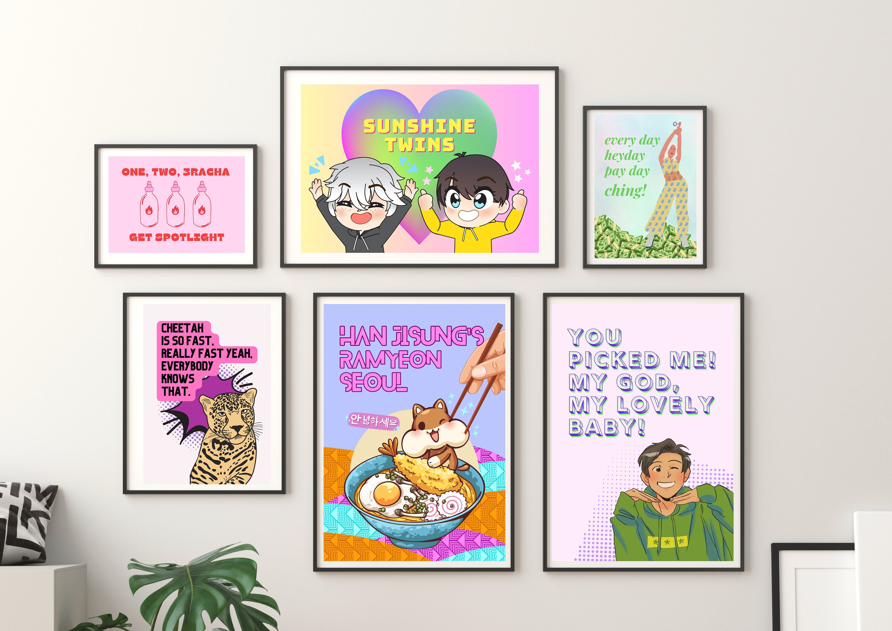 Stray Kids Han Jisung Art Print, Digital Download, SKZ Han Quokka ...