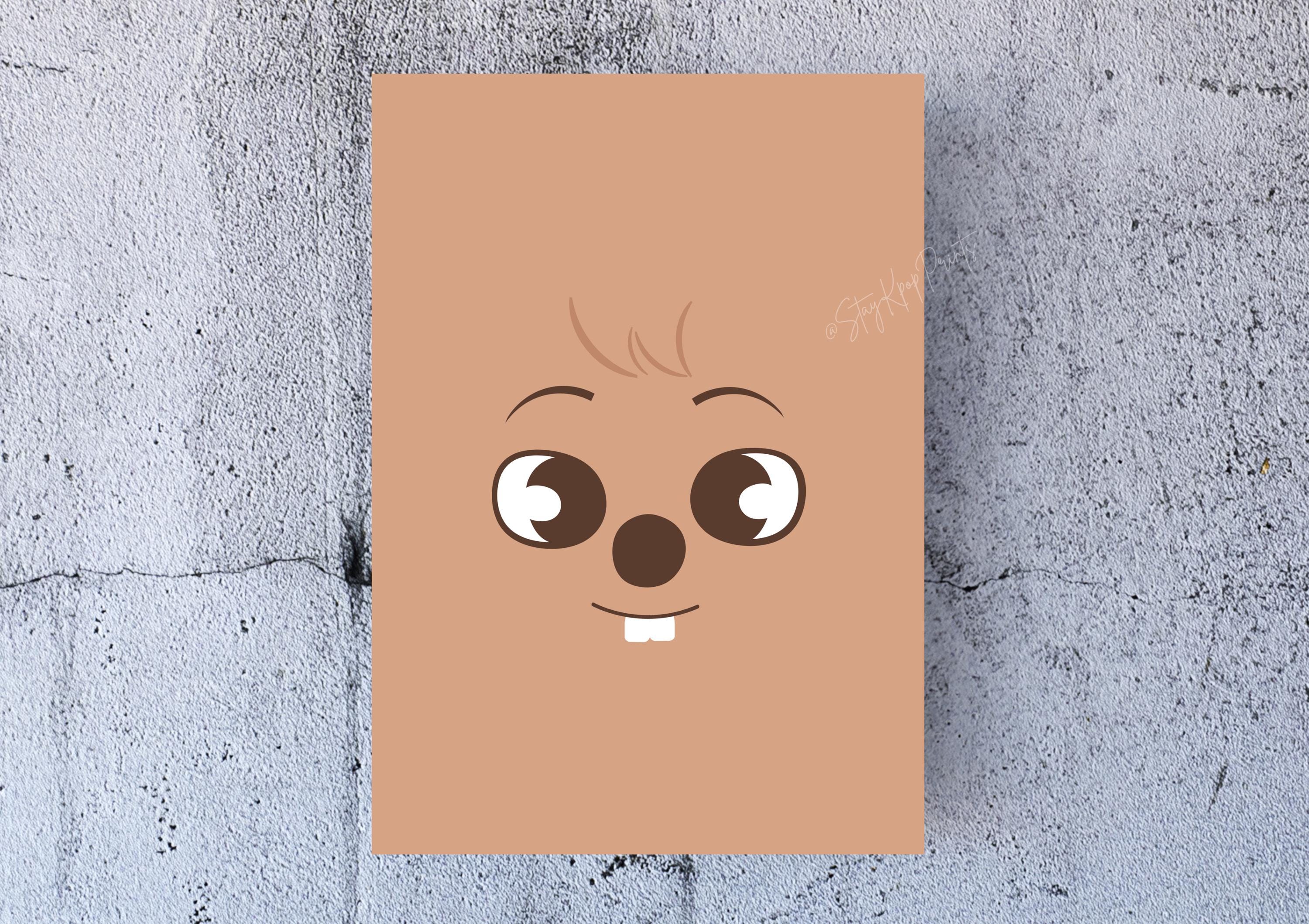 Han Quokka Art Print Digital Download, Stray Kids Han Jisung Poster ...
