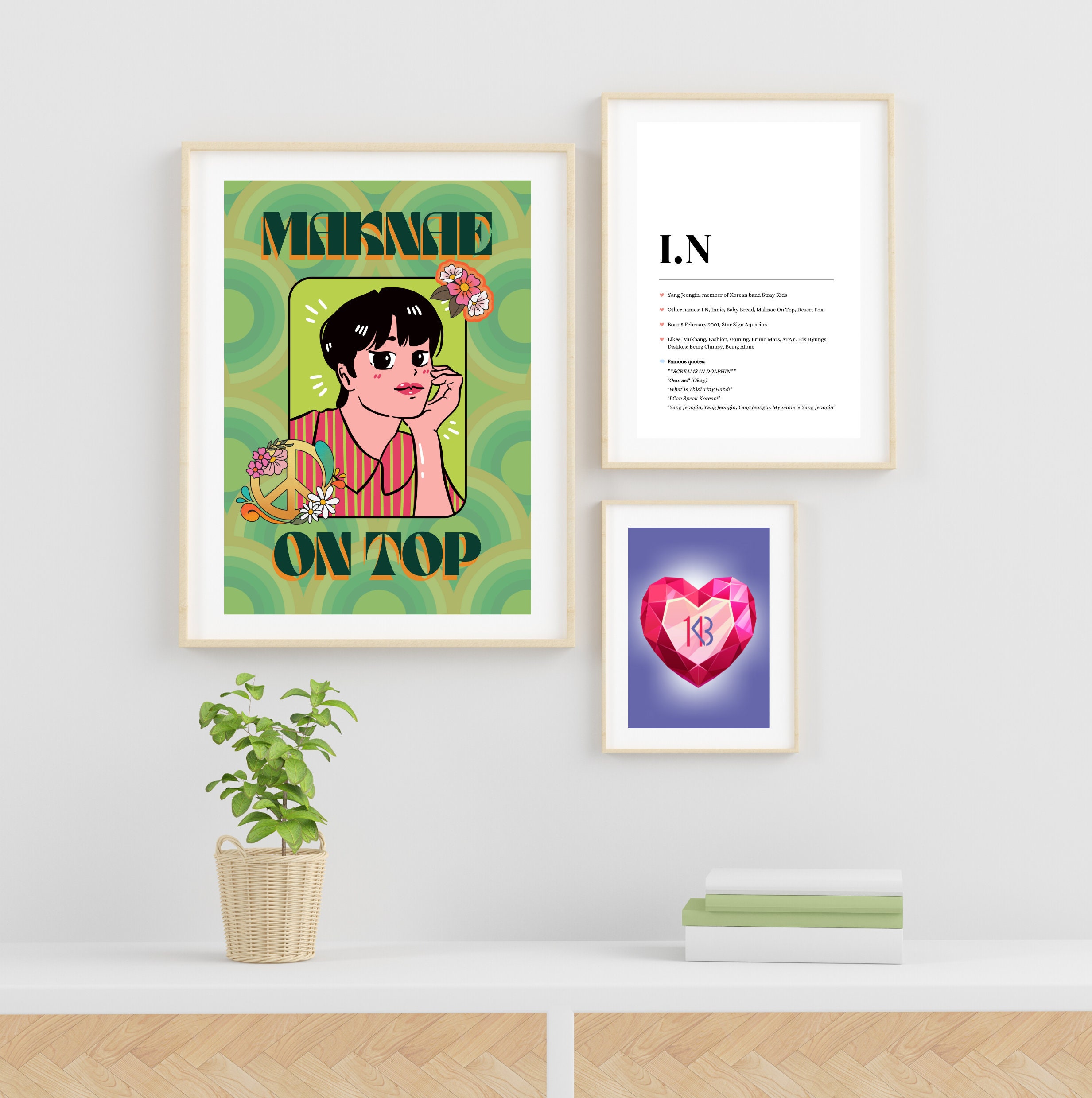 Stray Kids I.N Definition Poster, SKZ Jeongin Bio Art (digital Download ...