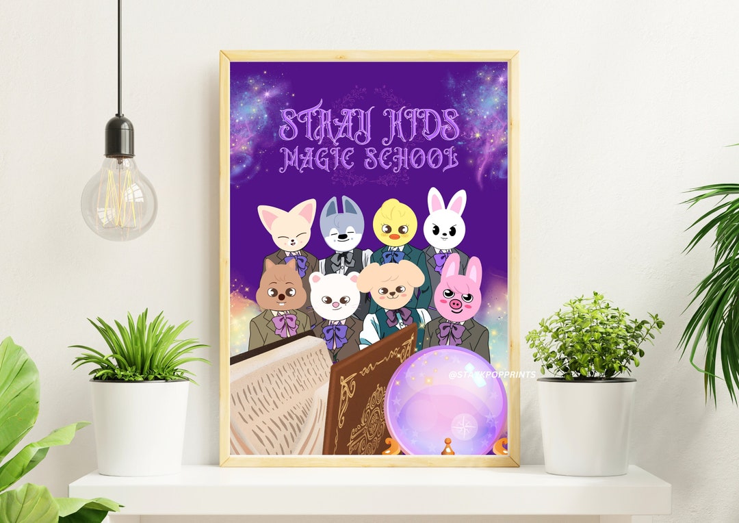 SKZ Magic School Stray Kids Art Digital Download, Skzoo Poster, Digital ...