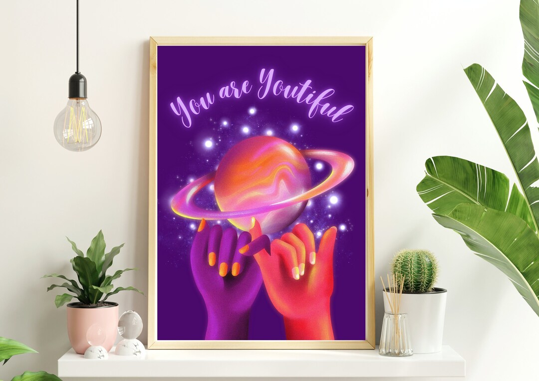 Stray Kids Youtiful Art Print, SKZ 5-STAR, Celestial Poster (digital ...