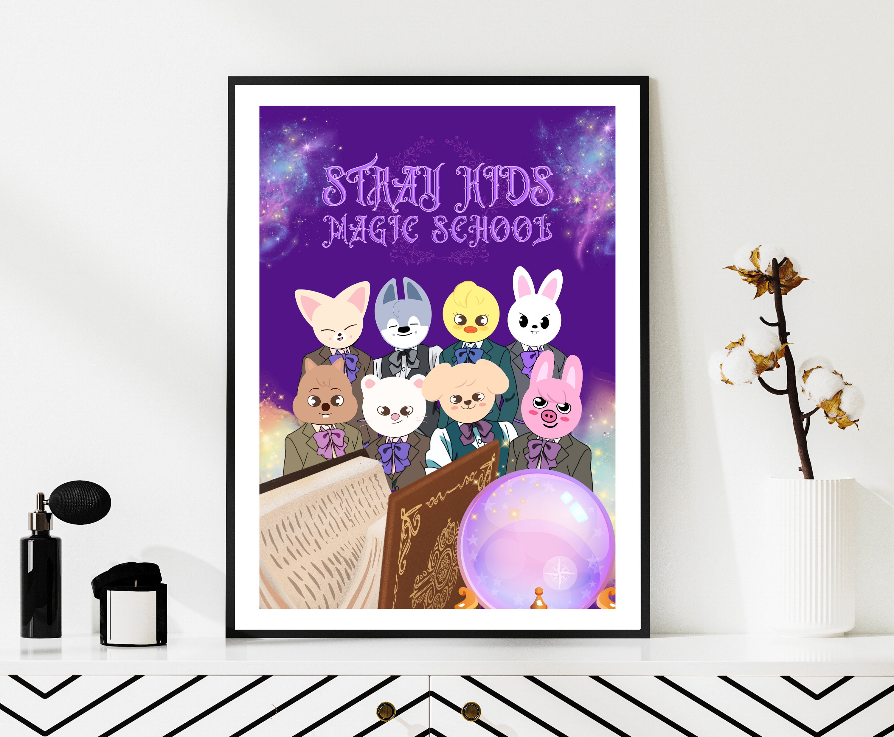 SKZ Magic School Stray Kids Art Digital Download, Skzoo Poster, Digital ...