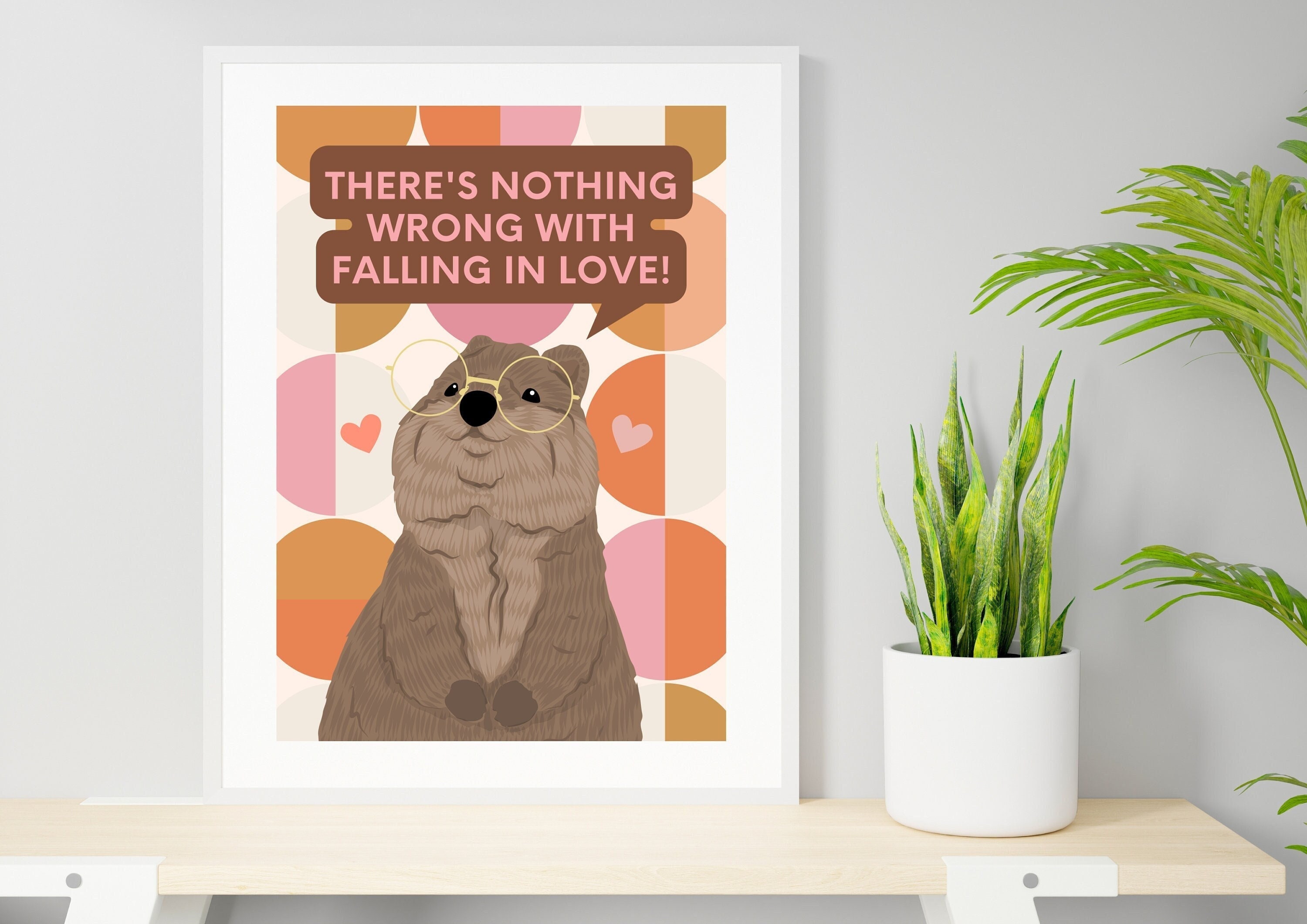 Stray Kids Han Jisung Quokka Retro Art Print (digital Download) - Etsy