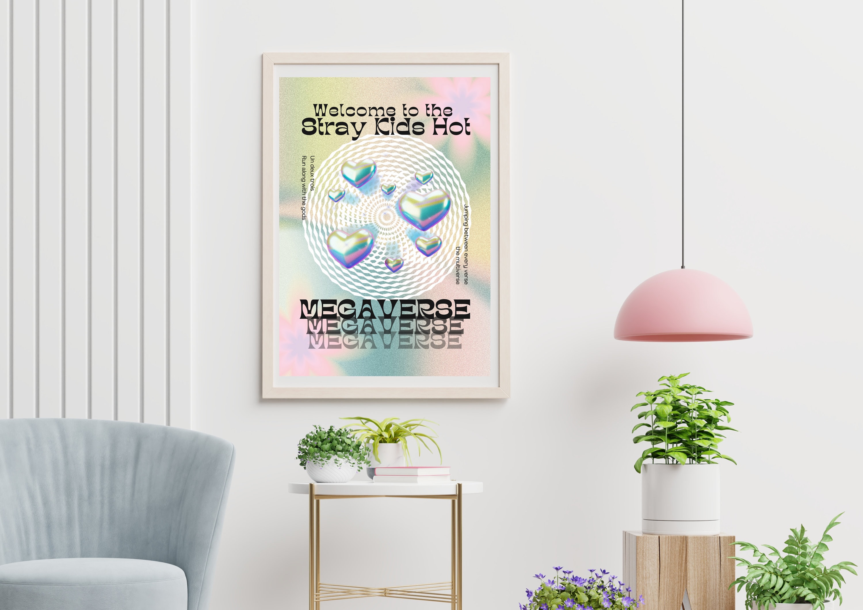 Stray Kids MEGAVERSE Art Print Digital Download, SKZ Rock Star Poster ...