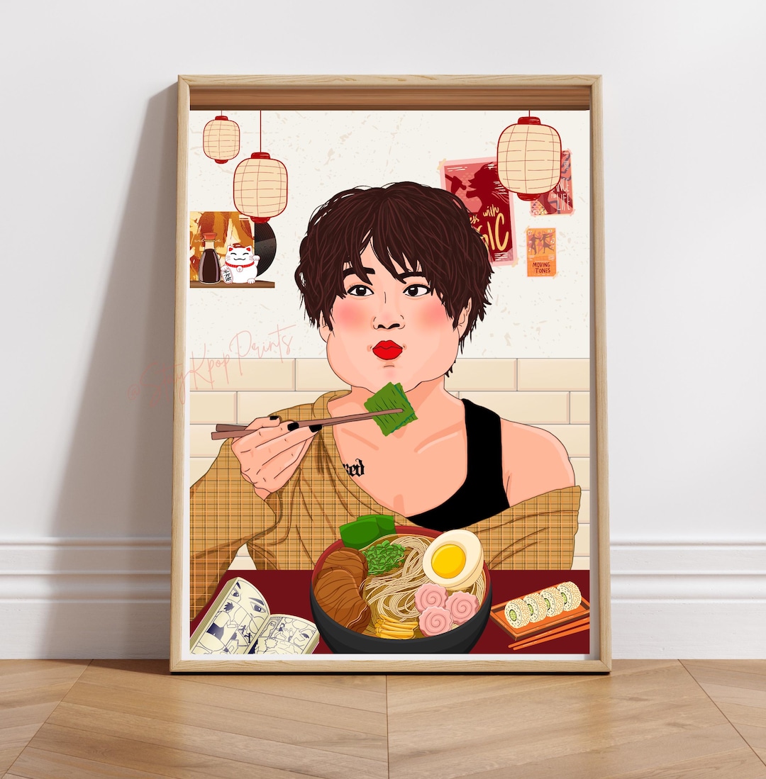 Stray Kids Han Jisung Art Print, Digital Download, Han Cheeks SKZ ...