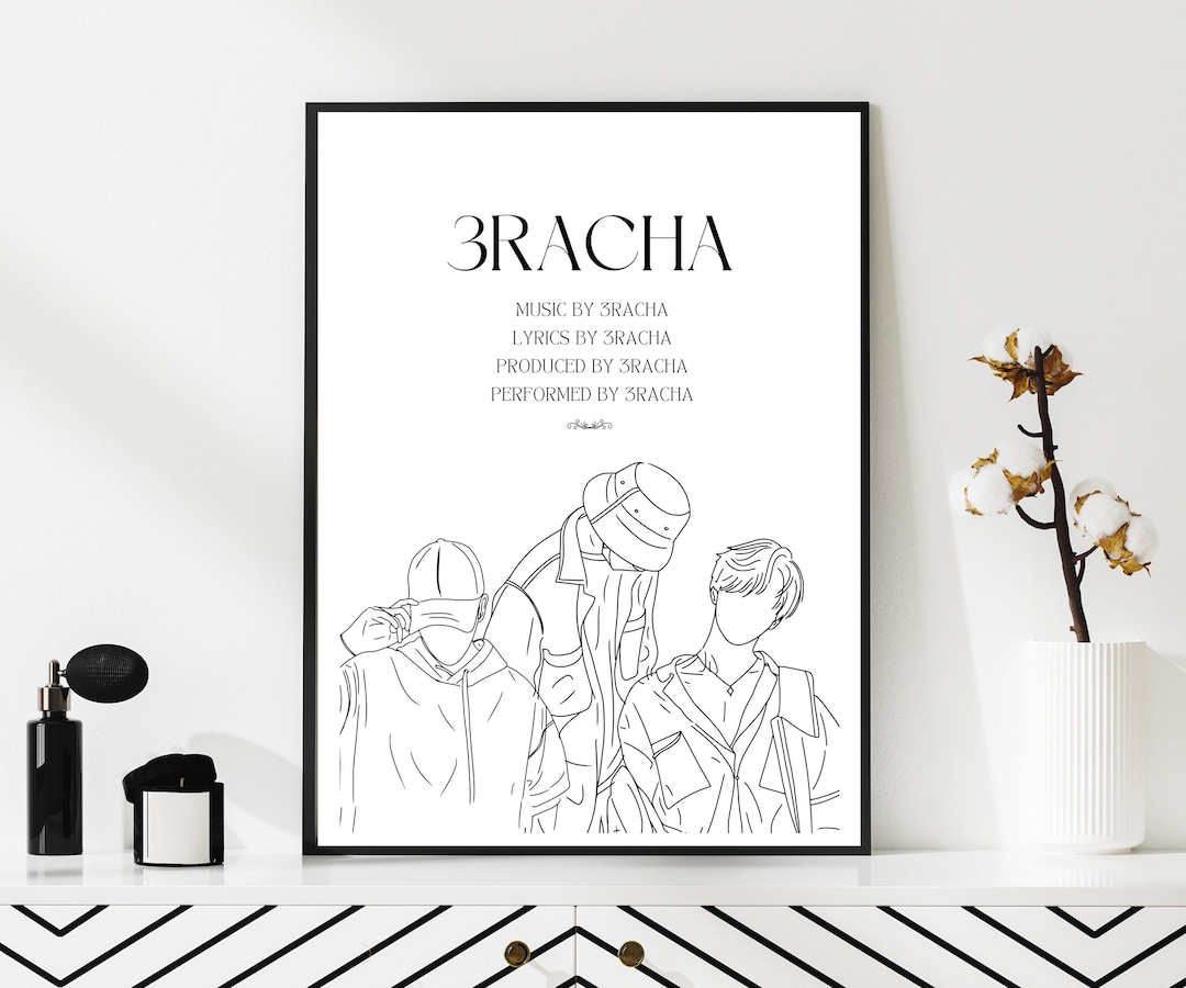 Stray Kids 3RACHA Art Print Digital Download, Produced by 3RACHA SKZ ...