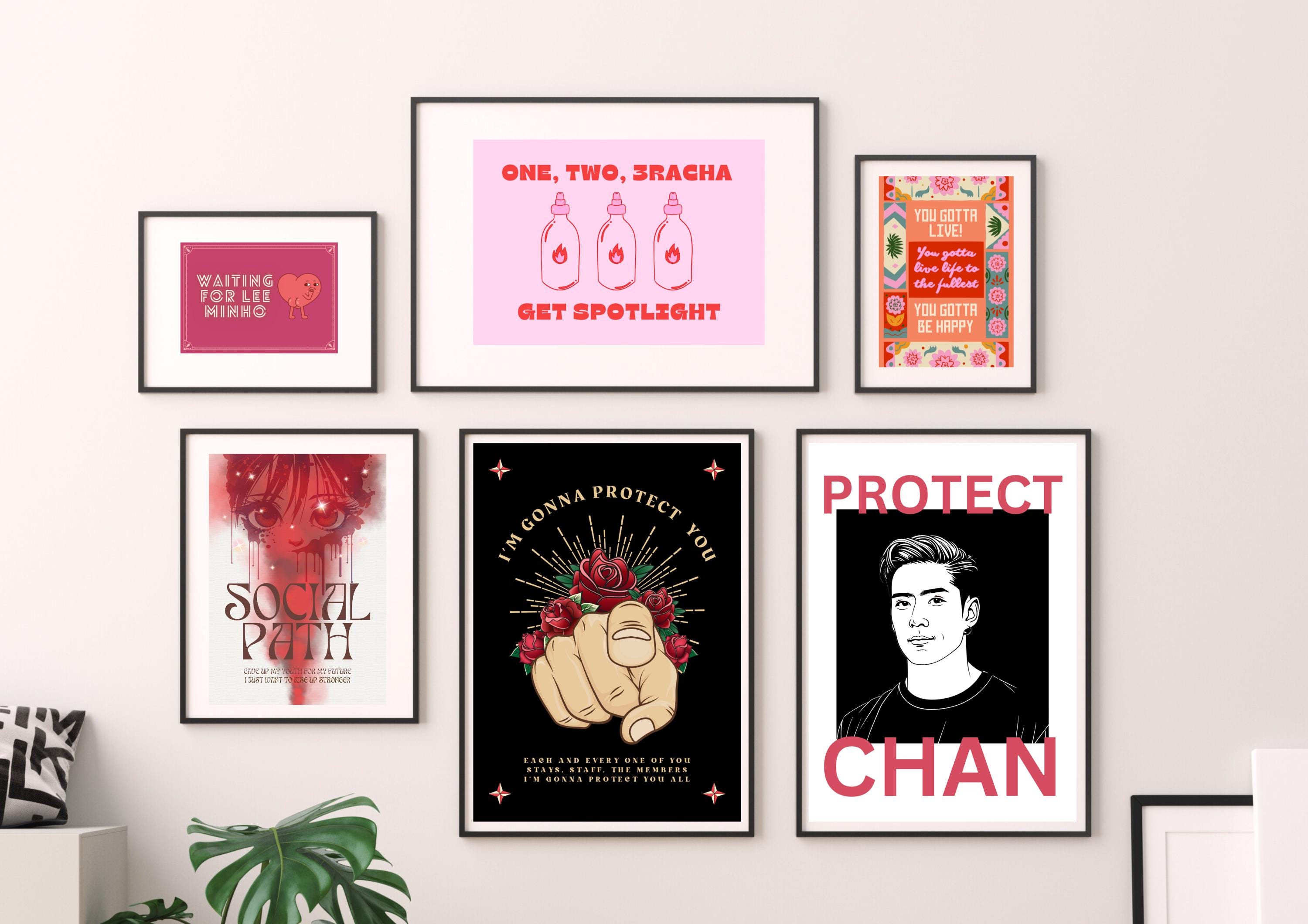 Stray Kids Bang Chan Quote Poster, Dark Kpop Art Print (digital ...