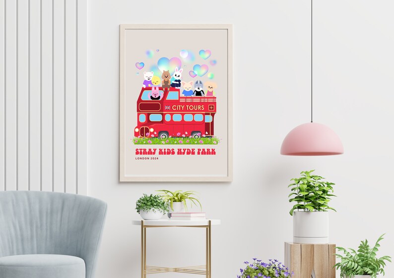 Stray Kids London Bus Print, SKZ Hyde Park Poster (digital Download) - Etsy