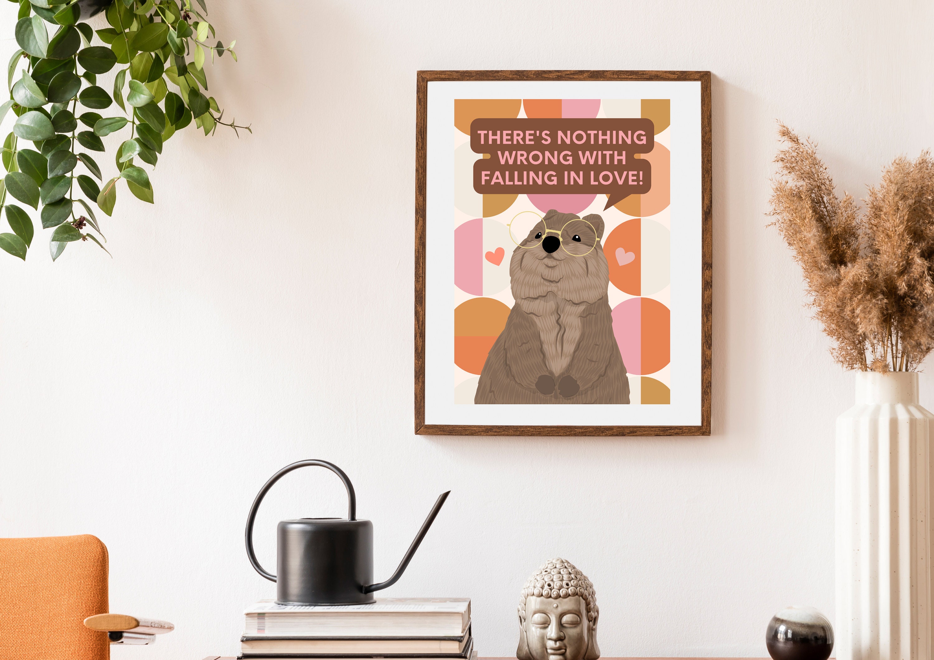 Stray Kids Han Jisung Quokka Retro Art Print (digital Download) - Etsy
