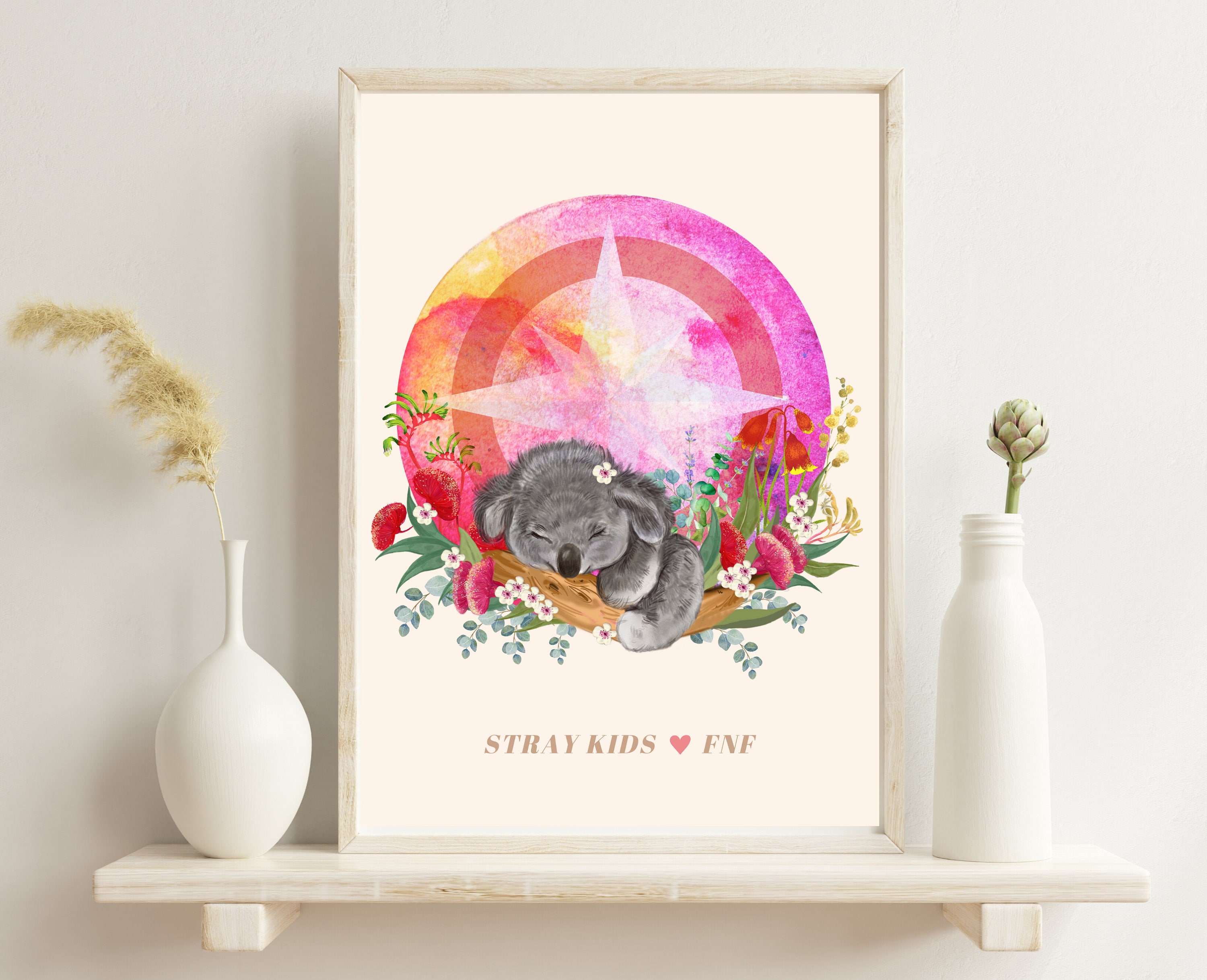 Stray Kids FNF Art Print, Digital Download, SKZ 5-STAR Music Poster ...