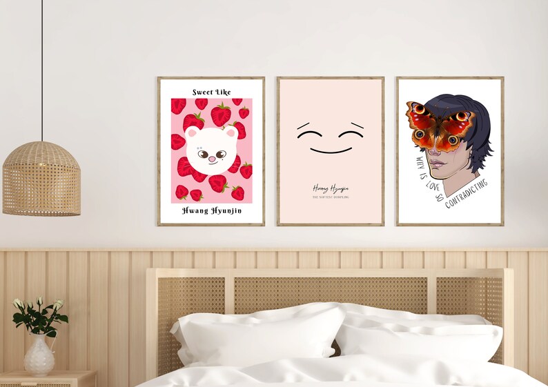 Stray Kids Hyunjin Jiniret Art Print Digital Download, SKZ Hyunjin ...