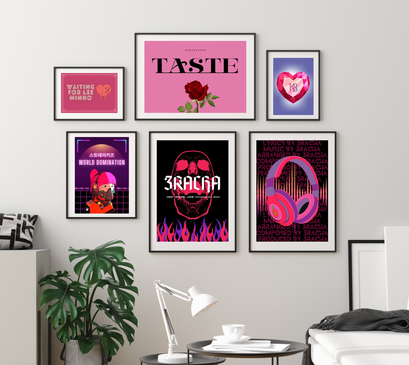 Stray Kids 3RACHA 2 Poster Set, A4 Size, Digital Download, Produced by ...