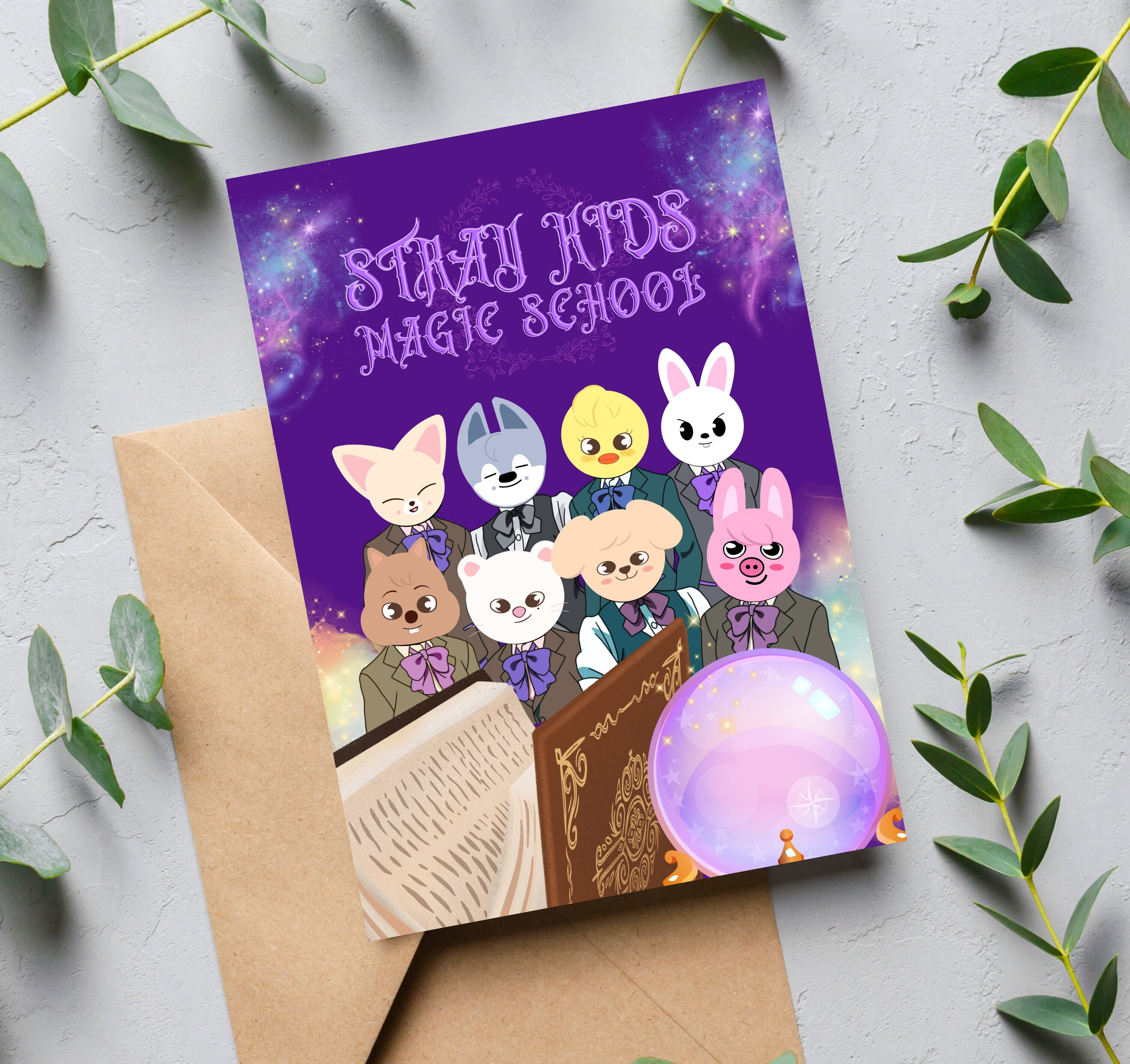 SKZ Magic School Stray Kids Art Digital Download, Skzoo Poster, Digital ...