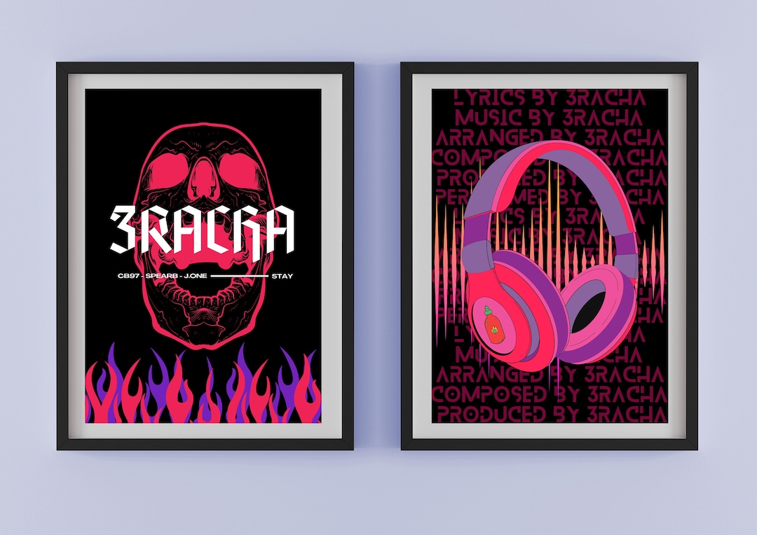 Stray Kids 3RACHA 2 Poster Set, A4 Size, Digital Download, Produced by ...