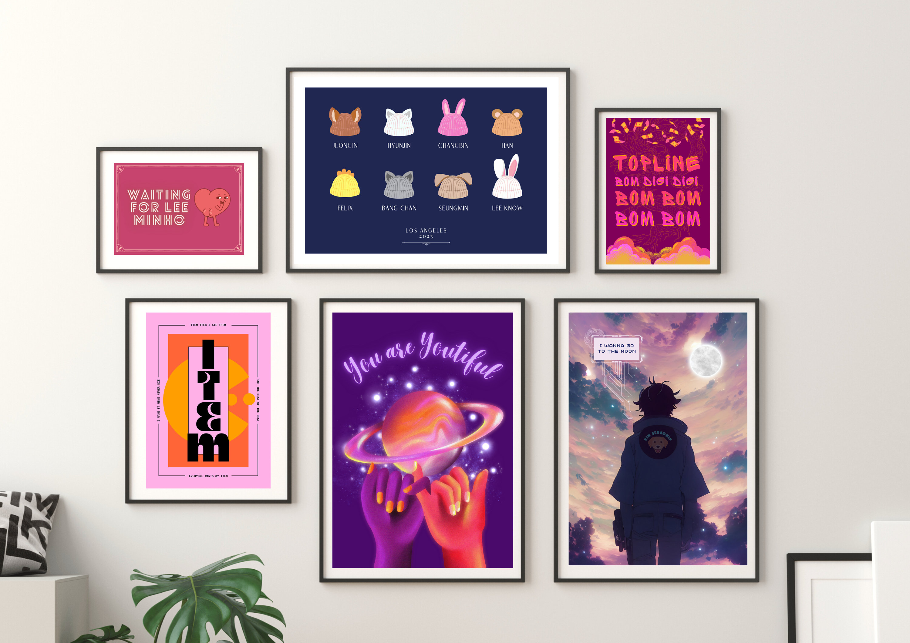 Stray Kids Youtiful Art Print, SKZ 5-STAR, Celestial Poster (digital ...