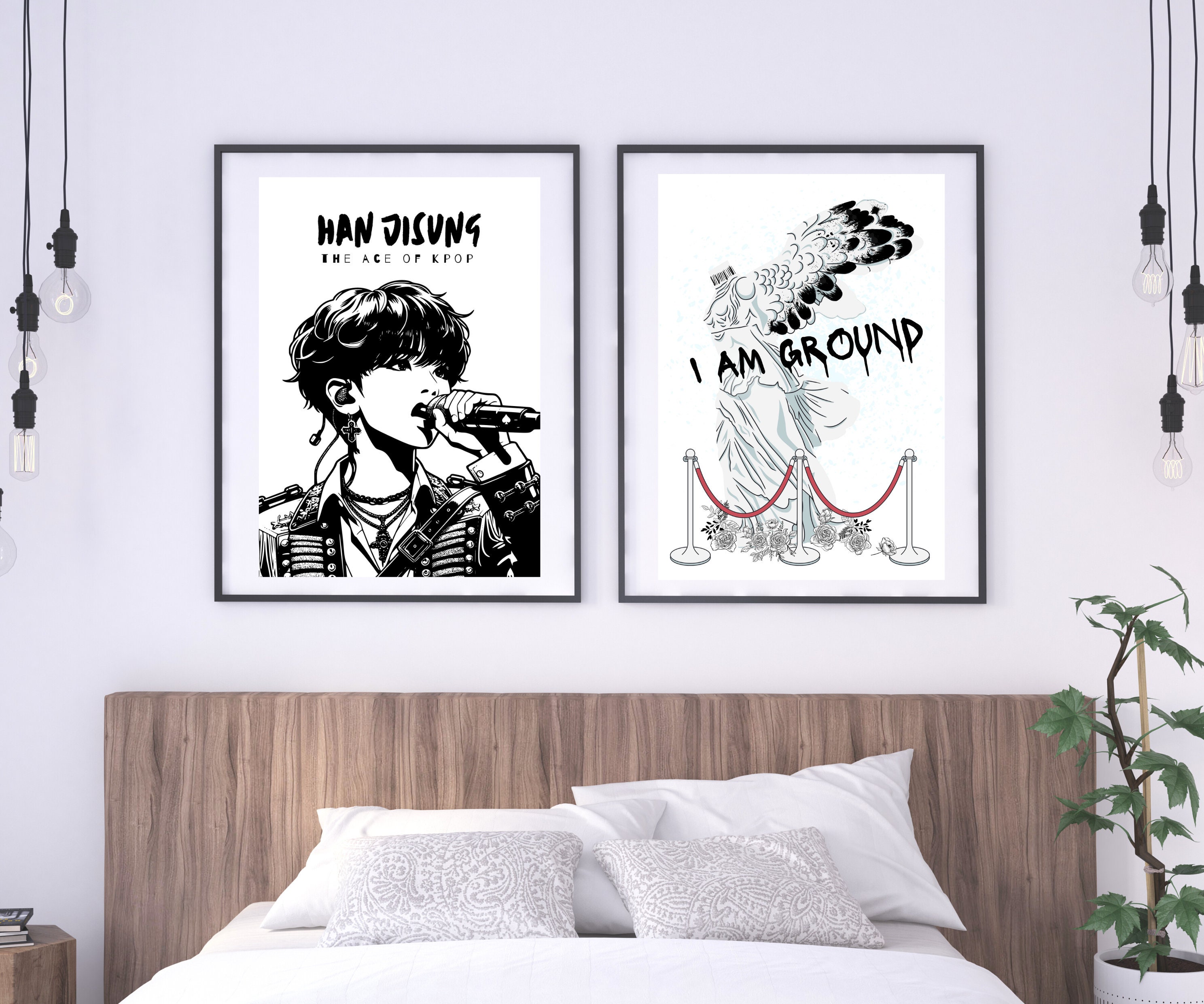 Stray Kids Han Jisung Poster Digital Download, SKZ Han Portrait Art ...