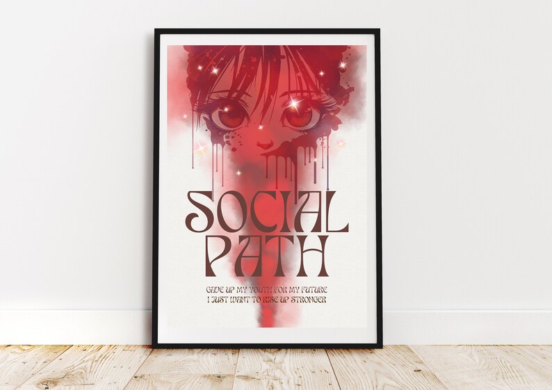 Stray Kids Social Path Poster, Anime Kpop Wall Art (digital Download ...