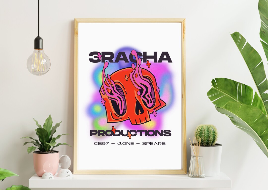 Stray Kids 3RACHA Art Print Digital Download, SKZ Music Poster ...