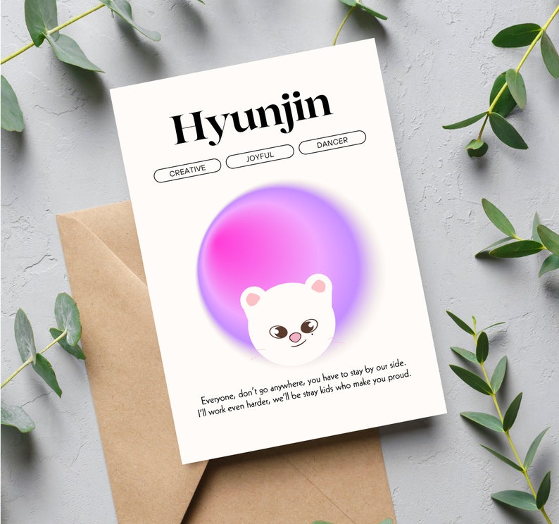 Stray Kids Danceracha 3 Poster Set Digital Download, Skzoo Hyunjin ...