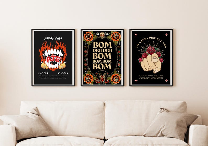 Stray Kids Topline Art Print Digital Download, SKZ 5 Star Poster, A4 ...