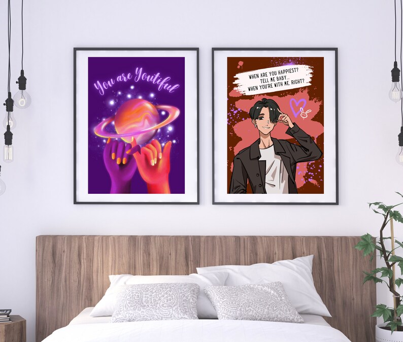 Stray Kids Youtiful Art Print, SKZ 5-STAR, Celestial Poster (digital ...