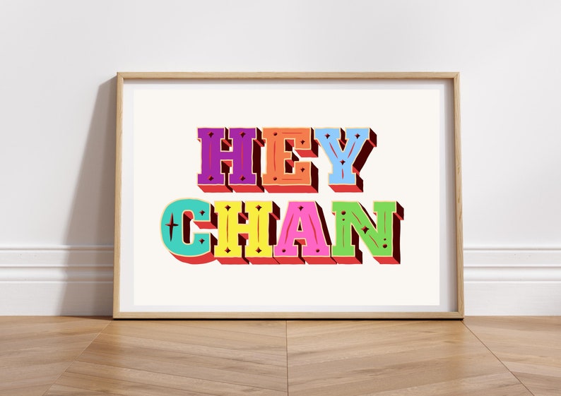 Stray Kids Hey Chan Art Print: SKZ Kpop Poster (digital Download) - Etsy