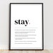 STAY Definition, Stray Kids Art, Digital Download, SKZ Poster, STAY ...