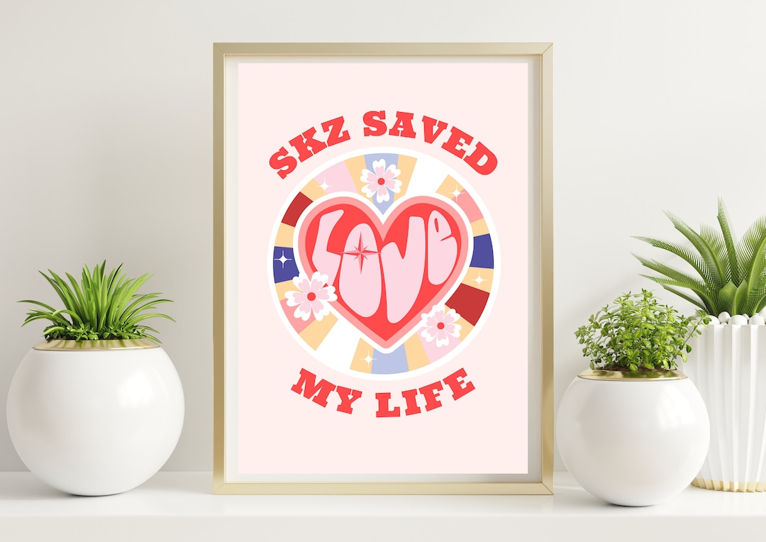 SKZ Saved My Life Stray Kids Art, Digital Download SKZ Poster,a4 and A5 ...