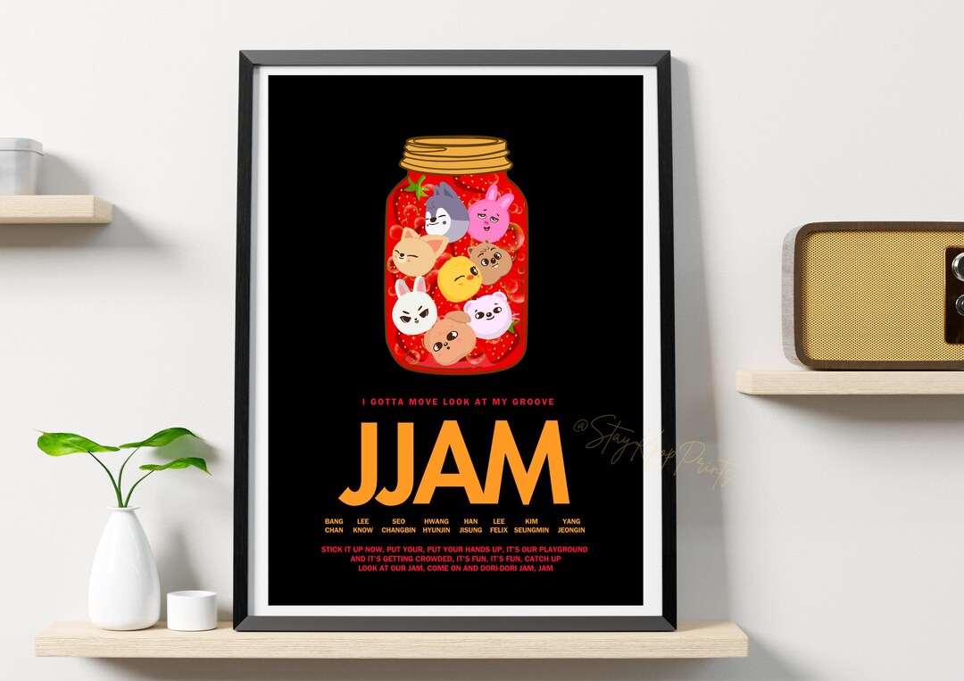 Stray Kids JJAM Poster, Skzoo Kpop Art Print (digital Download) - Etsy