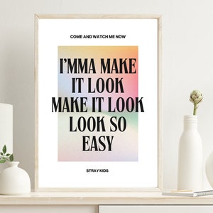 Stray Kids Easy Poster Digital Download, SKZ Music Art Print, A4 and A5 ...