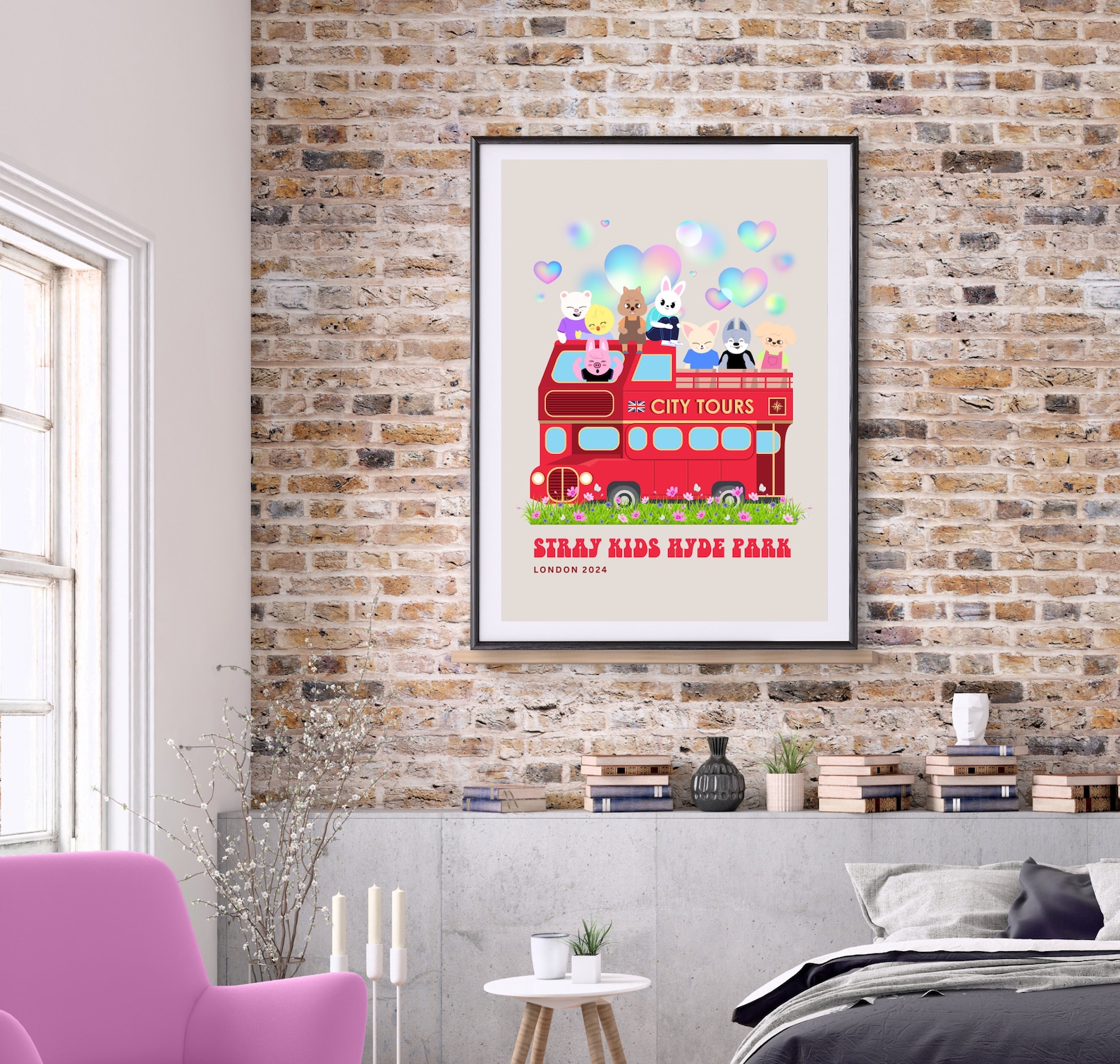 Stray Kids London Bus Print, SKZ Hyde Park Poster (digital Download) - Etsy