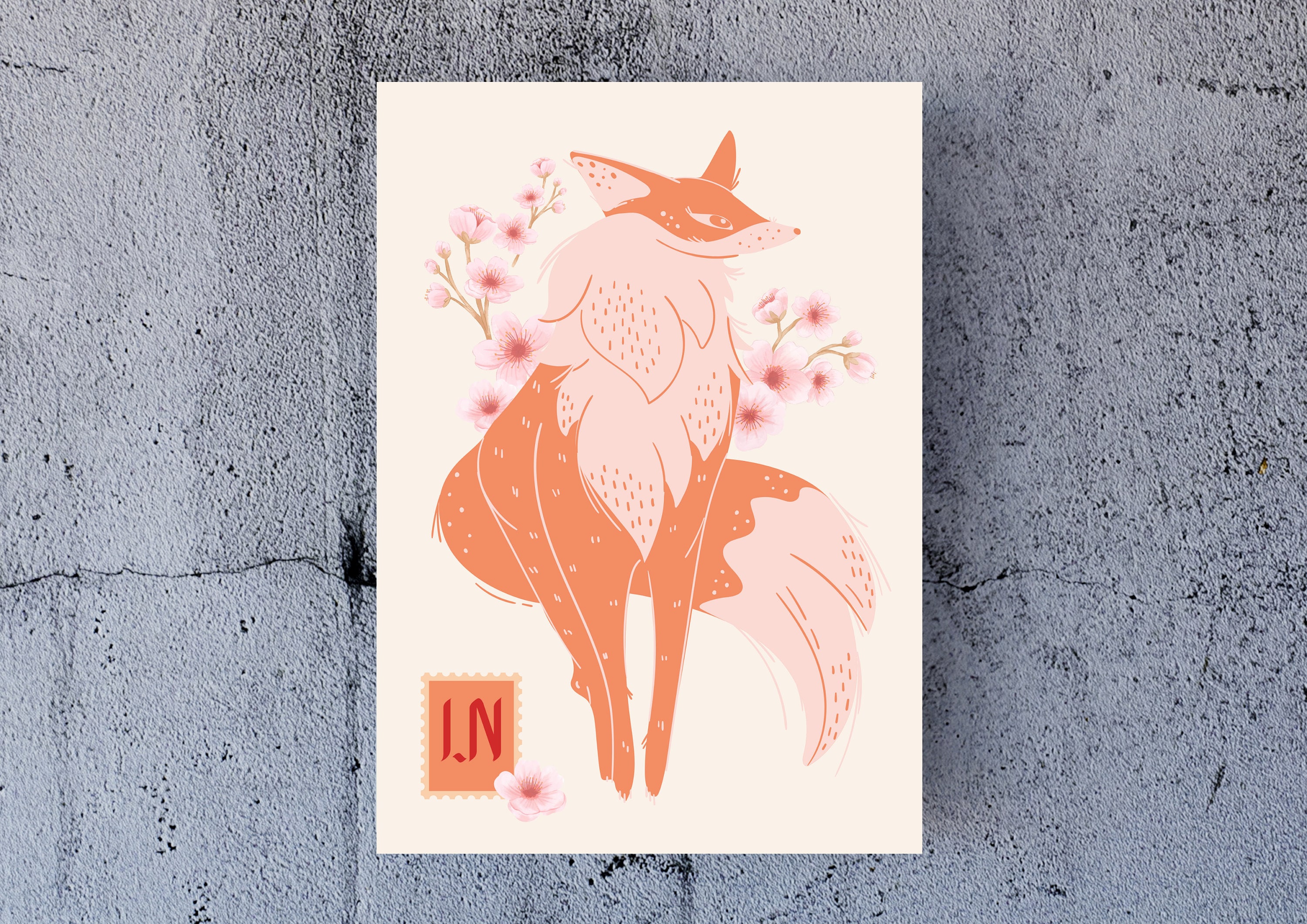 Stray Kids I.N Fox Art Print Digital Download, SKZ Jeongin Poster ...