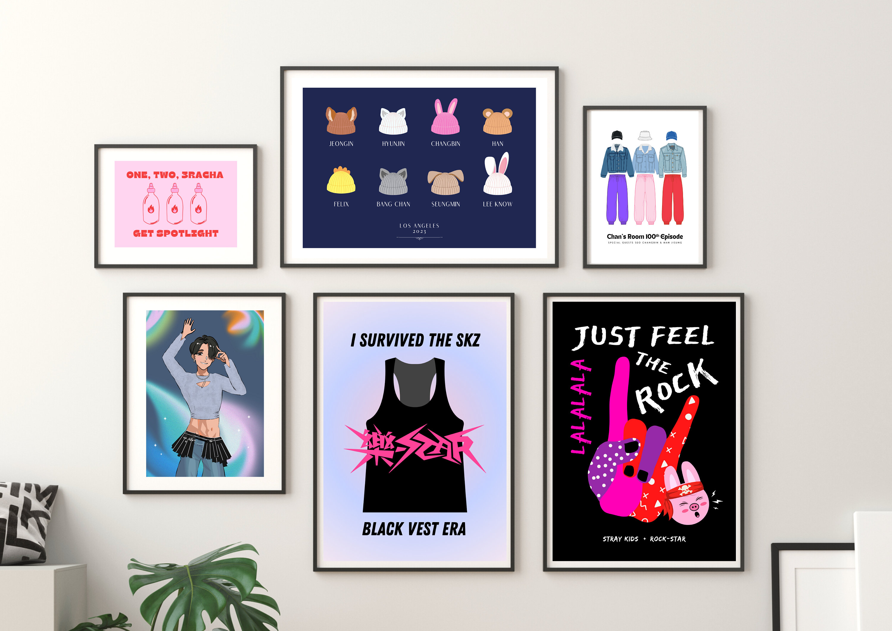 Stray Kids Rock Star Poster Digital Download, SKZ Black Vest Era, A4 ...